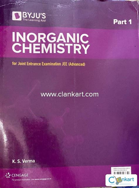 Buy Inorganic Chemistry For Jee Advanced Part 1 With Daily Practice