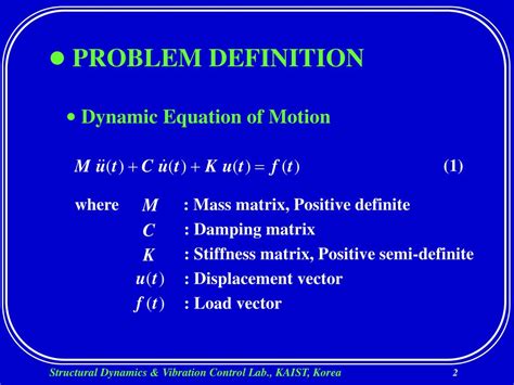 PPT - SOLUTION OF EIGENVALUE PROBLEM FOR NON-CLASSICALLY DAMPED SYSTEM WITH MULTIPLE EIGENVALUES ...