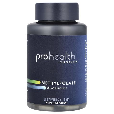 Prohealth Longevity Methylfolate Quatrefolic® 15 Mg 60 Capsules