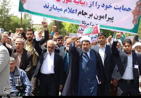 راهپیمایی مردم کرمان در حمایت از بیانیه شورای عالی امنیت ملی به روایت