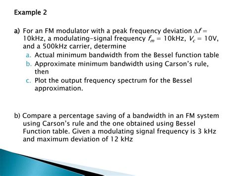 PPT COMMUNICATION SYSTEM EECB Chapter II ANGLE MODULATION PowerPoint Presentation ID