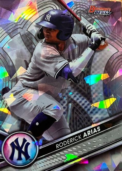 Roderick Arias 2022 Bowman S Best Top Prospects Atomic Refractor TP
