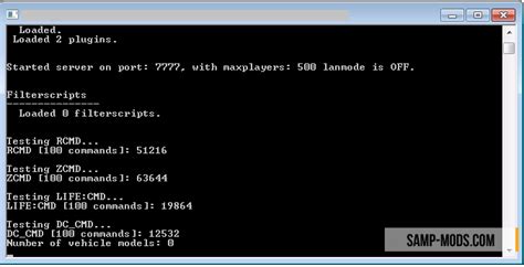 Командный процессор Dc Cmd для Sa Mp