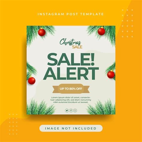 12월과 크리스마스 판매 소셜 미디어 게시물 배경 템플릿 프리미엄 벡터