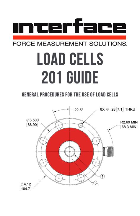 Interface Load Cells 201 General Procedures Guide Interfaceforce