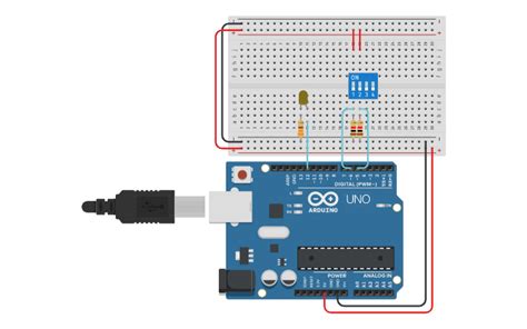 Circuit Design Xor Arduino María Celeste Delgado Aguilar Tinkercad