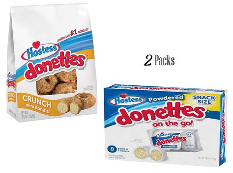 Hostess Powdered Donettes Donuts Snack Pack 8 Count 120 Oz And