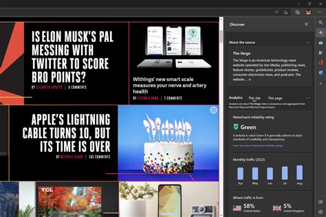 Microsoft Edges New Sidebar Banishes Recipe Stories Shows You Email