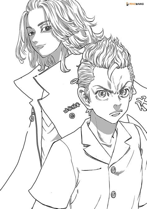 Manjiro Sano Tokyo Revengers Coloriage Manga Dessin Spiderman Sexiz Pix