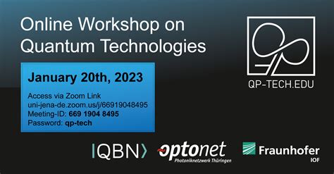QBN Events Online Workshop On Quantum Technologies