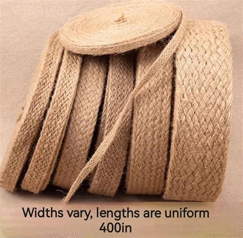 Jute Twine Rope Belt Flat Twine String Twine For Crafts Handmade