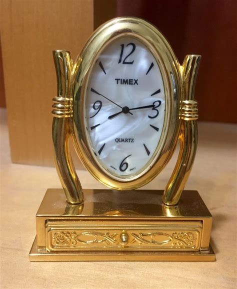 Vintage Timex Collectible Mini Clock New In Box By Beachpickers
