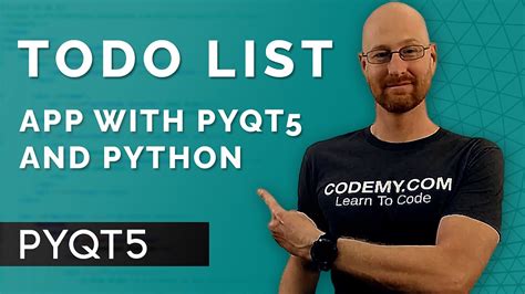 ToDo List GUI App PyQt GUI Thursdays QuadExcel