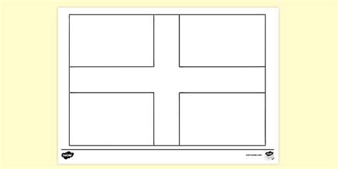 St Davids Flag Colouring Sheet Colouring Sheets Twinkl
