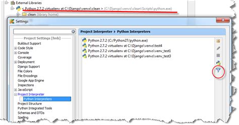 Multiple Django Projects Using One Virtualenv Environment Ides Support Intellij Platform