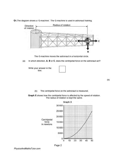 Circular Motion 1 Qp Pdf Force Acceleration