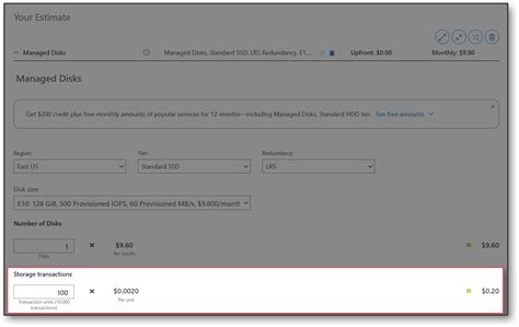 Prices Of Transactions On Azure Virtual Machine Microsoft Qanda