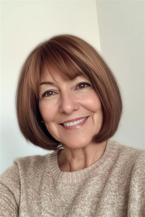 مدل مو باب برای خانم های مسن راهنمای انتخاب بهترین مدل برای سال 2025