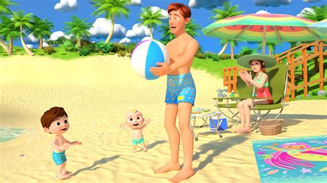 Cocomelon Stories 213 Daddy Daughter Beach Day Bbc Iplayer