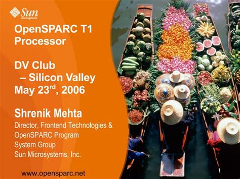 Opensparc T1 Processor Ppt