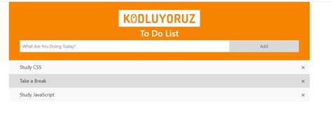 GitHub Cem Burak Todo List Js Patika Exercise