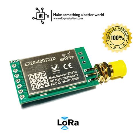 Jual Lora E220 400t22d Llcc68 Original Ebyte Modul Wireless Uart Ttl Rssi Kota Manado Dt