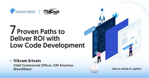 wavemaker inc on linkedin wavemaker lowcode roi