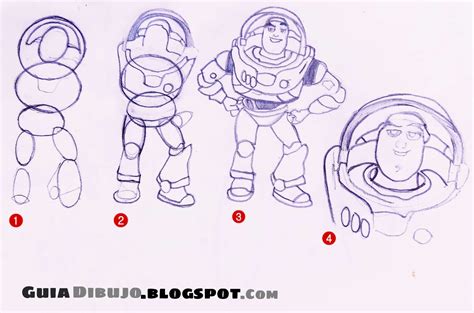 Aprender a dibujar a Buzz Lightyear de forma fácil