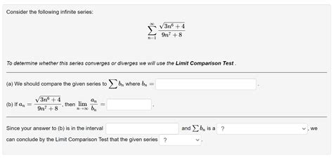 solved consider the following infinite series
