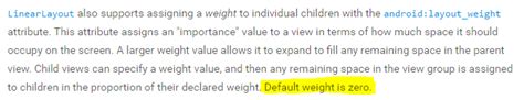 Android Layout Weight Distribution Stack Overflow