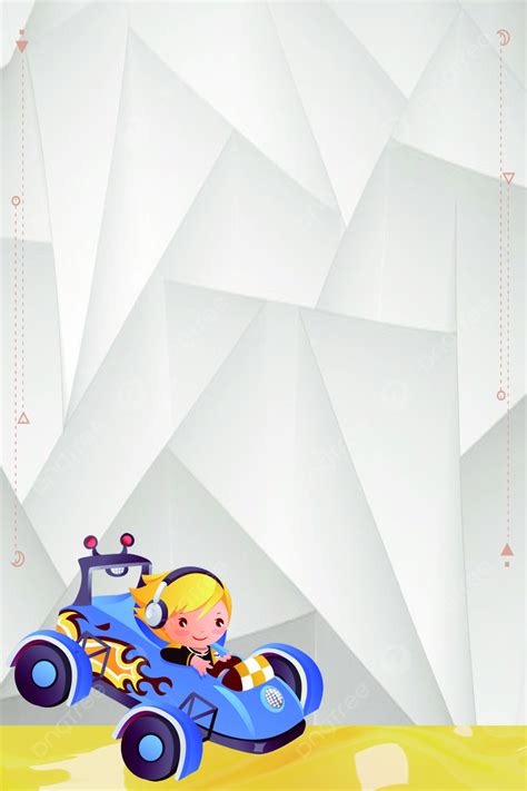 白色卡通創意卡丁車背景設計圖桌布手機桌布圖片免費下載 Pngtree