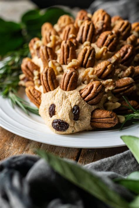 Woodland Hedgehog Cheese Ball Savor The Flavour