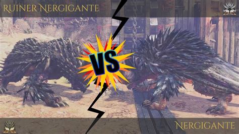 Arch Tempered Nergigante VS Tempered Ruiner Nergigante FULL FIGHT