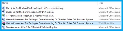 Download Method Statement For Disabled Toilet Alarm System Dta Testing