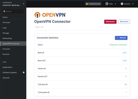 Tutorial Use The Linux Openvpn 3 Connector Integrated With Cockpit