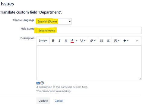 Solved How To Translate Custom Fields In Issue View