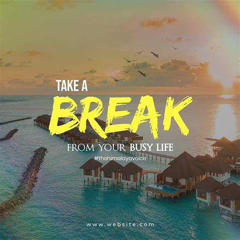 Social Media Travel And Tourism Poster Design Behance