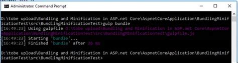 Bundling And Minification In Aspnet Core