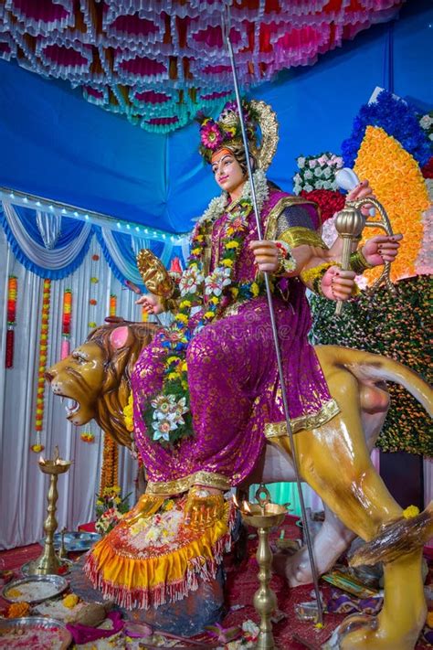 A Beautiful Idol Of Maa Durga Stock Photo Image Of Ambika Hindu