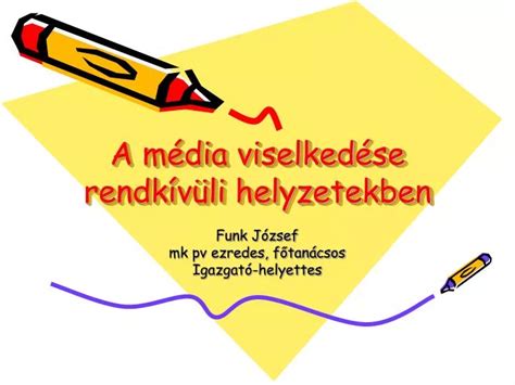 Ppt A M Dia Viselked Se Rendk V Li Helyzetekben Powerpoint Presentation Id