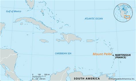Pelee Volcano Map Wenda Josefina