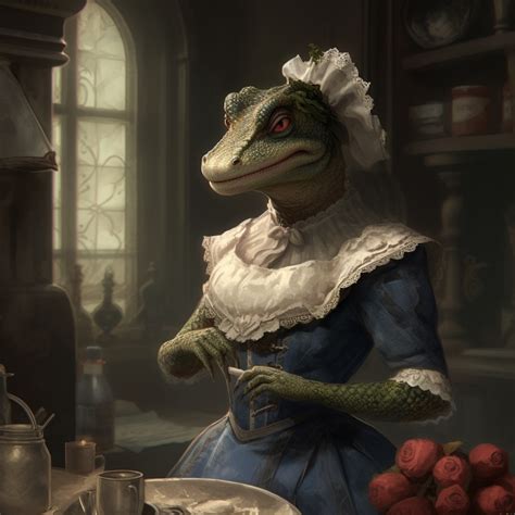 Argonian Maid 2 By Smash1000 On Deviantart