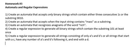 Solved Homework 3 Automata And Regular Expressions 1