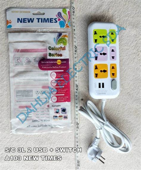 STOP KONTAK KABEL SOCKET USB Stop Kontak Listrik Lazada Indonesia