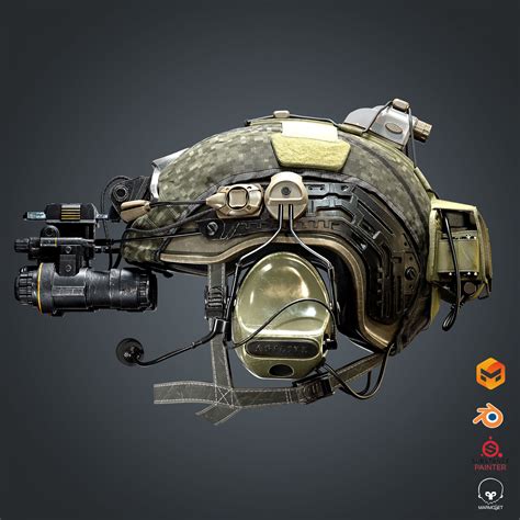 Military Ops Core Helmet 3d Model Cgtrader