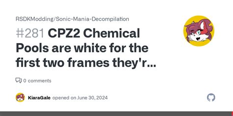 cpz2 chemical pools are white for the first two frames they re on
