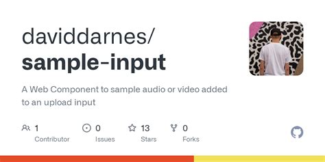 Sample Input Web Component David Darnes