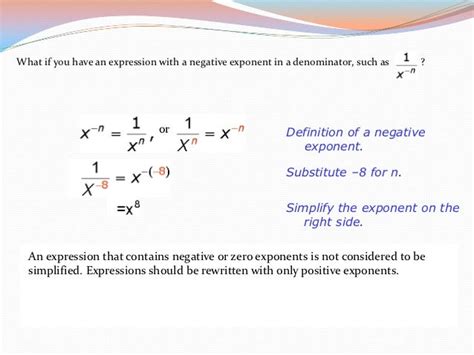 Integral Exponents