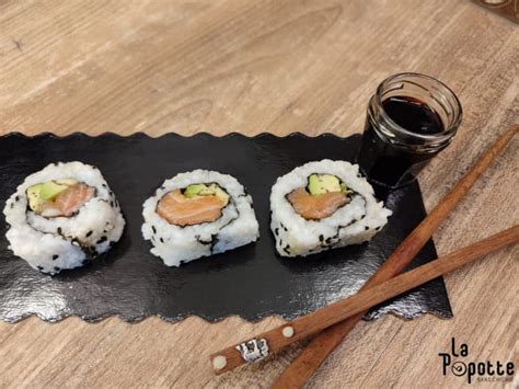 Recette California Rolls Saumon Avocat