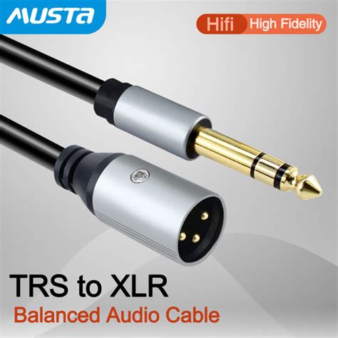 Stereo 635mm To Xlr Audio Cable 1 20m For Speaker Amplifier Lazada Ph
